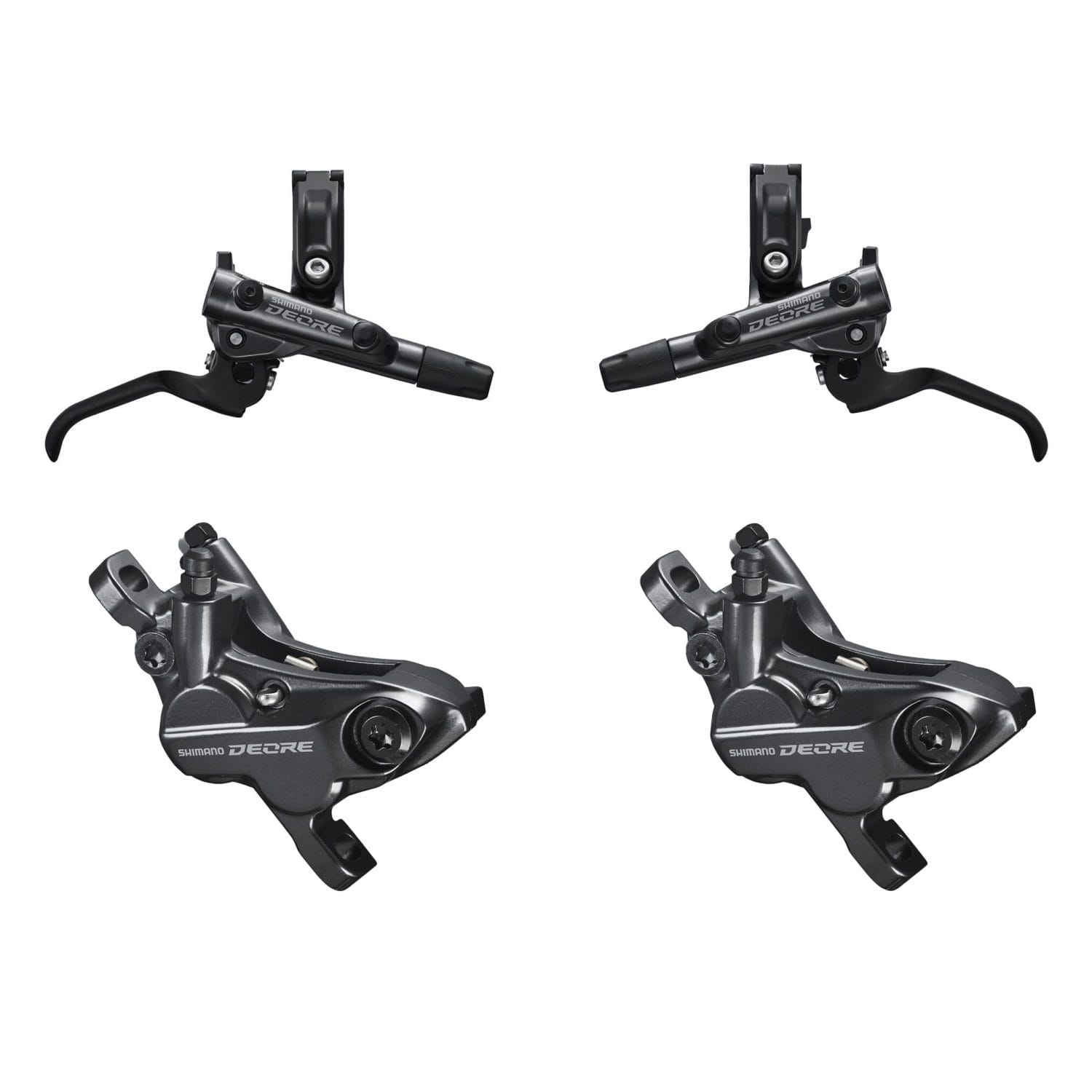 Brakeset | SHIMANO DEORE BL-M6120 | 4 Piston | (Pair – Front and Rear ...